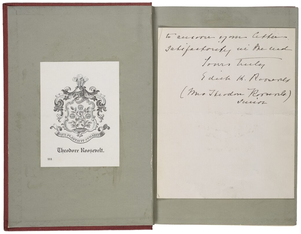 Theodore Roosevelt's Shakespeare collection - White House Historical ...