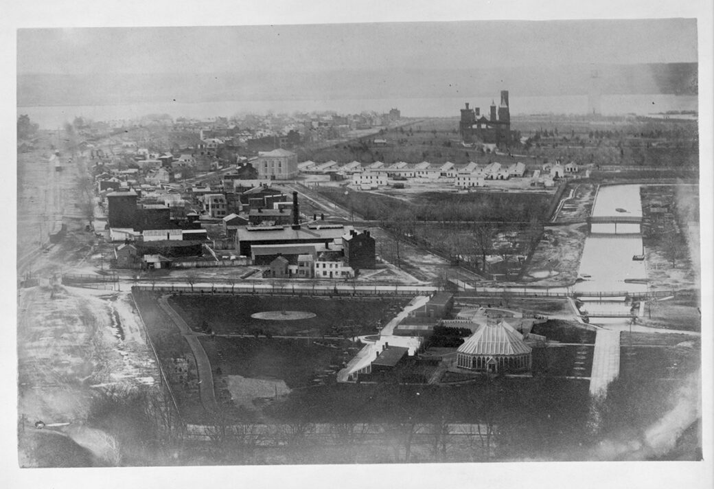 1863 skyline - White House Historical Association