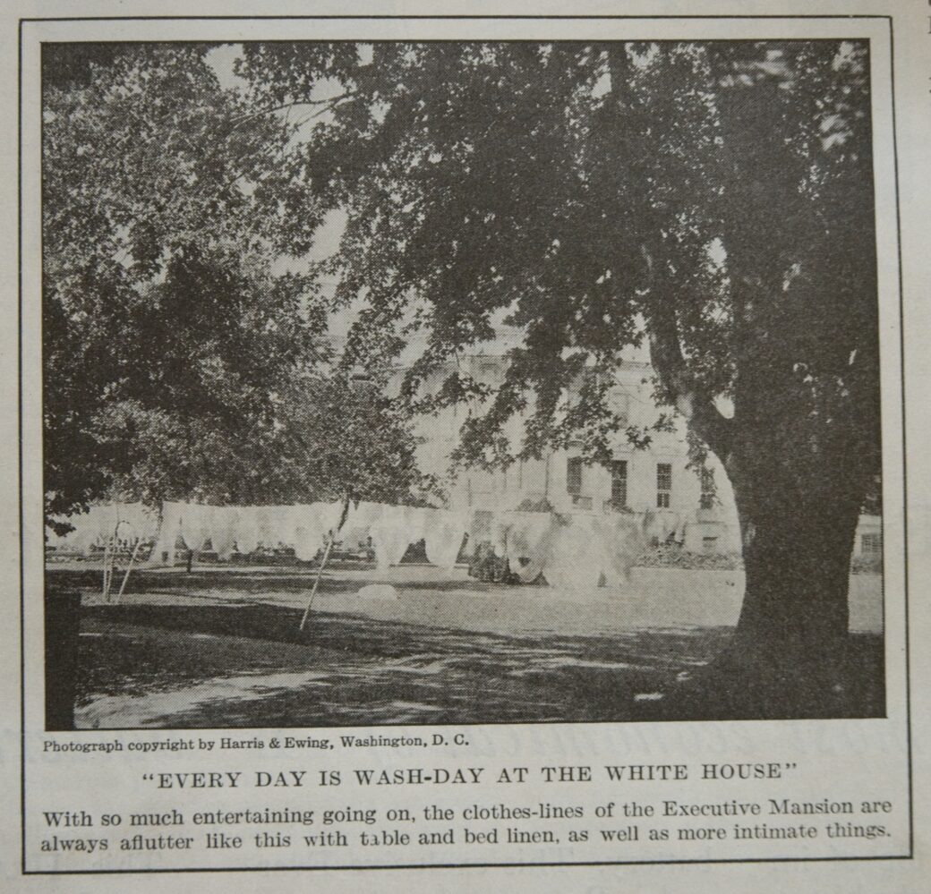 The Working White House: Laundry - White House Historical Association