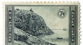 Stamps, Parks, and a President: Acadia National Park Stamp - White ...