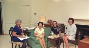 Press Secretary Liz Carpenter, First Lady Lady Bird Johnson, Social ...