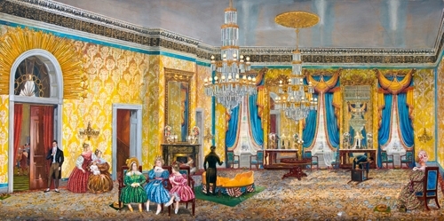 Andrew Jackson's Cheese Reception Painting - White House Historical ...