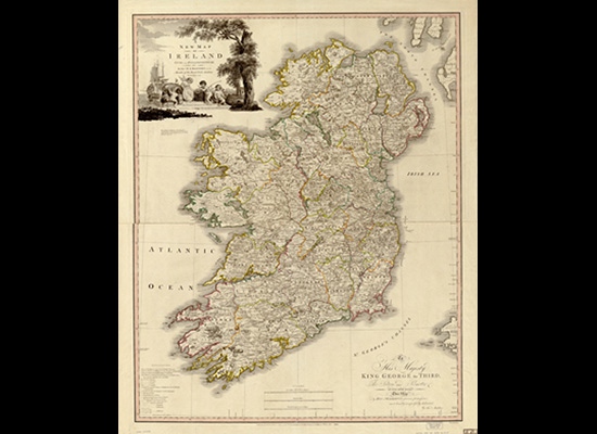 Map of Ireland, 1797 - White House Historical Association