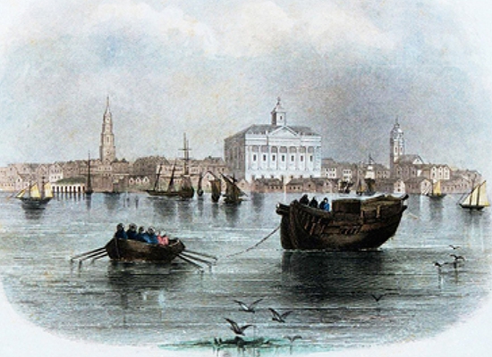 Charleston, S.C. in 1780, published c. 1850 by G.P. Putnam, New York ...