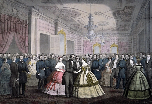 President Lincoln's Inaugural Reception - White House Historical ...