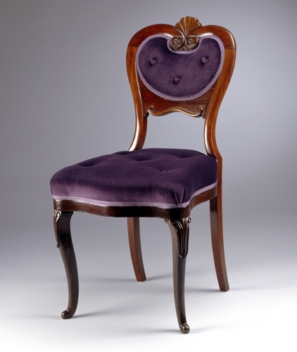 Purple Velvet Chair - White House Historical Association