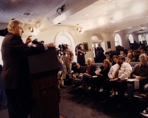 President Clinton Holds a Press Conference - Photo 1 - White House ...