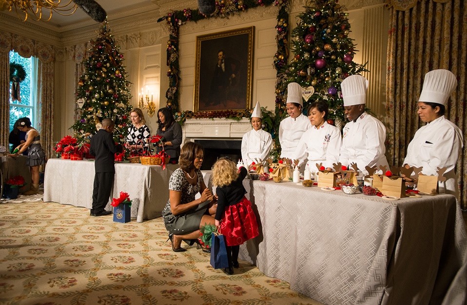 The 2013 Holiday Season: First Lady Michelle Obama at a Celebration ...