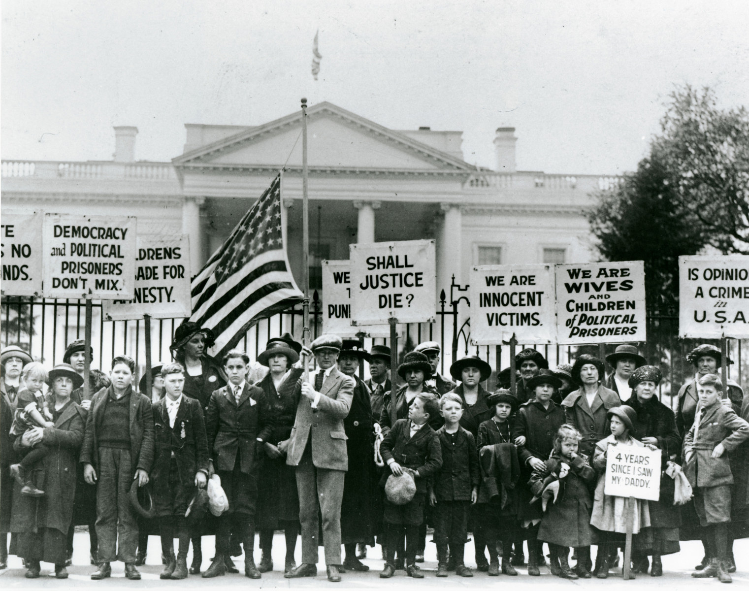 Protest at the People's House - White House Historical Association