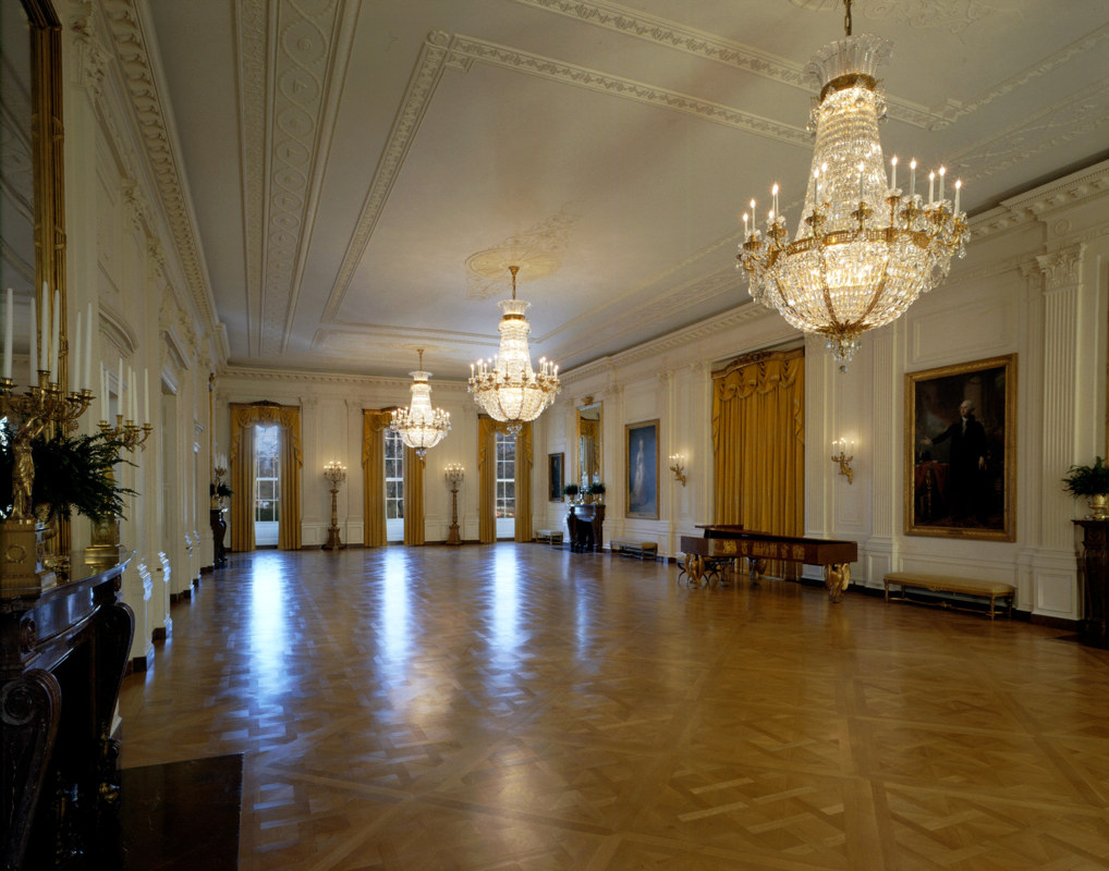 The Chandeliers of the East Room - White House Historical Association