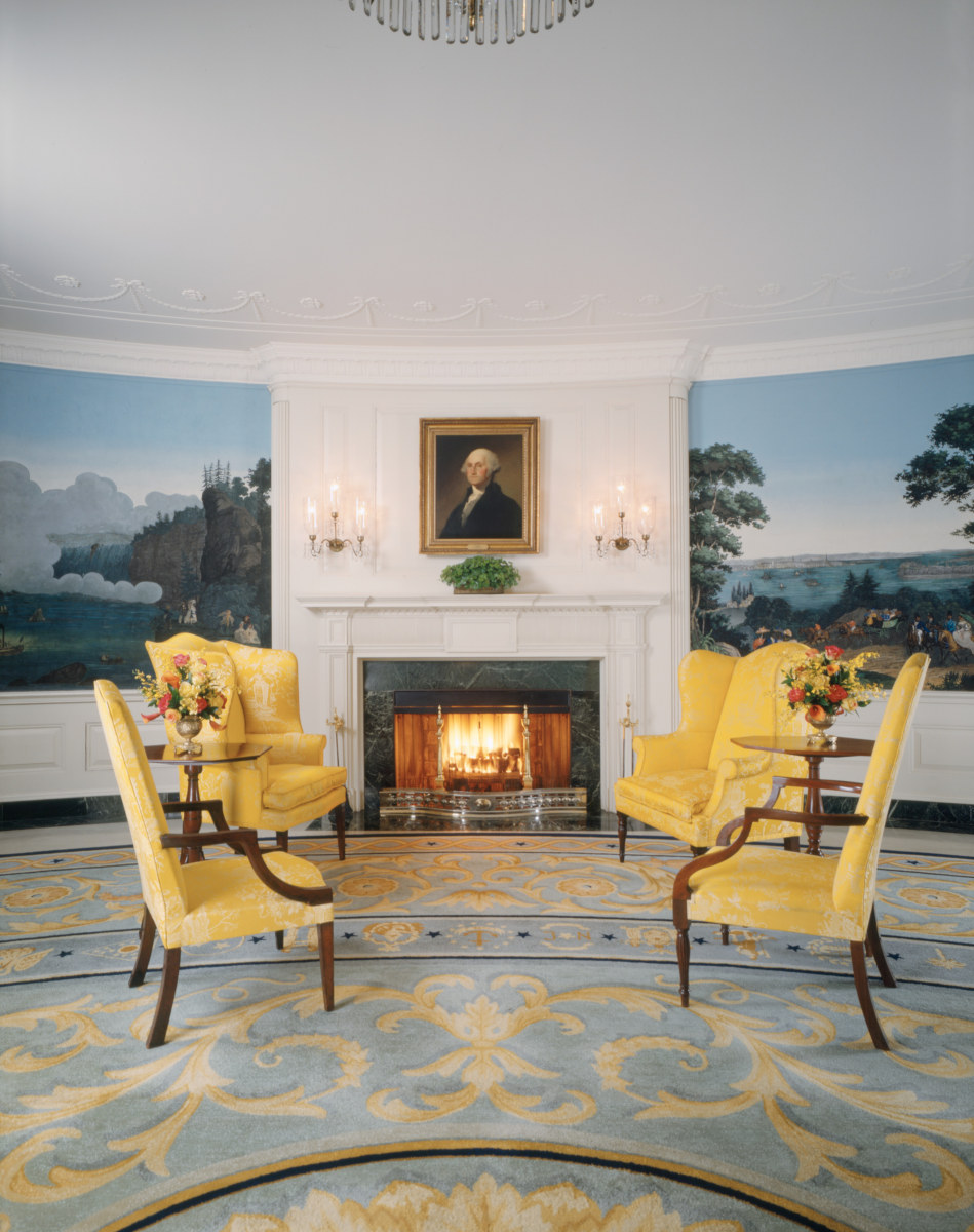 Diplomatic Reception Room Fireplace - White House Historical Association