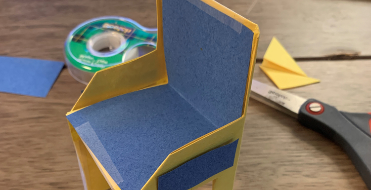 Origami Paper Chair - White House Historical Association